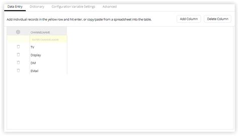 edit a manual dataset