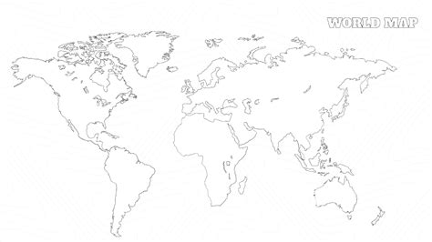 Free World Map Drawing Template To Edit Online