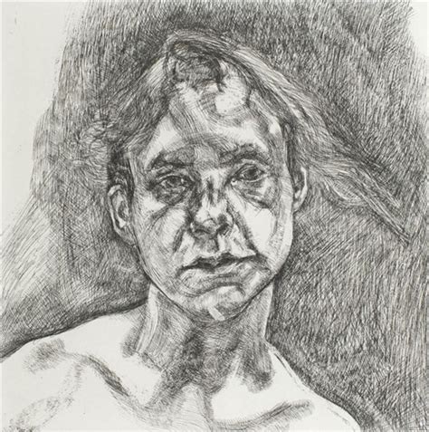 Lucian Freud Head Of A Naked Girl Figura 60 2000 Mutualart