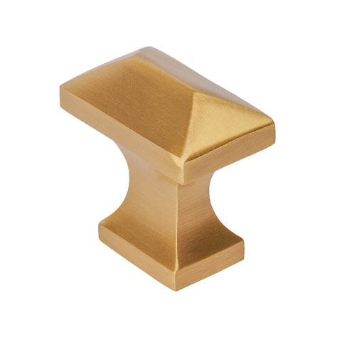 Pyramid Cabinet Knobs Brass Cupboard Knobs