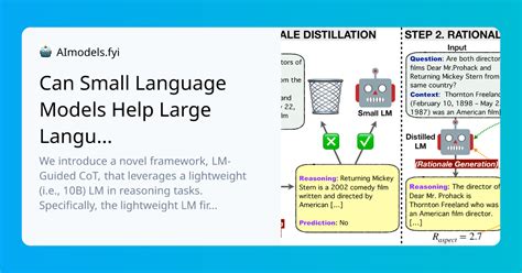 can small language models help large language models reason better lm guided chain of thought