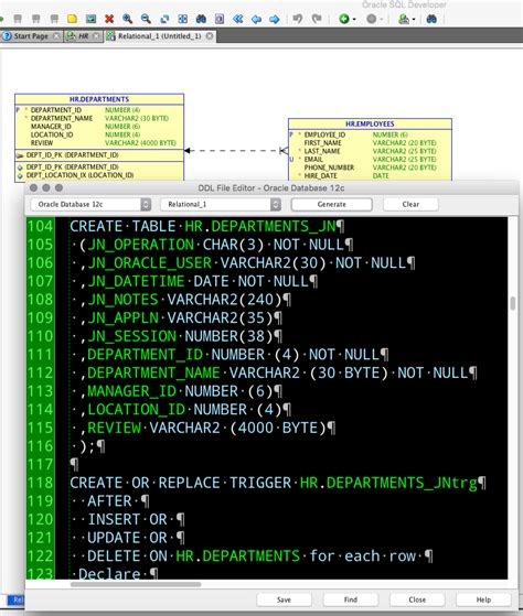 Sql Developer Data Modeler Adding Journaling Tables