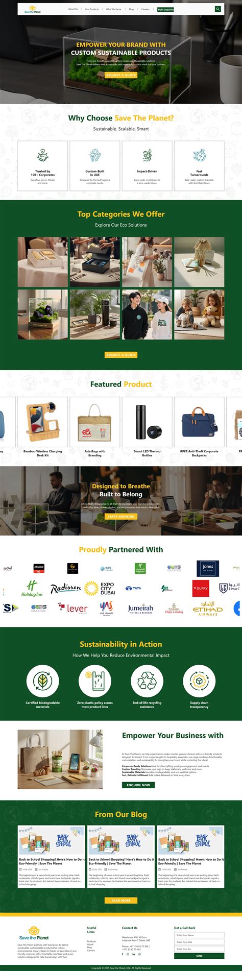 Sustainable E Commerce Ui Design Behance