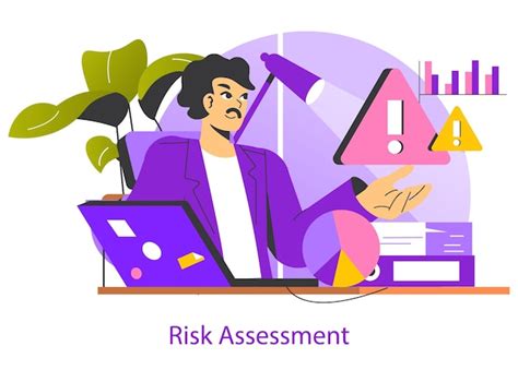 Risk Flat Vector Illustration Premium Vector