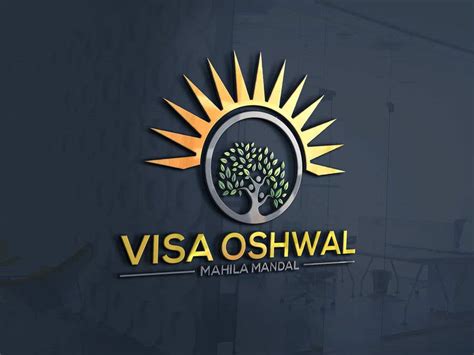 Visa Oshwal Mahila Mandal Volunteer Organization Logo Freelancer