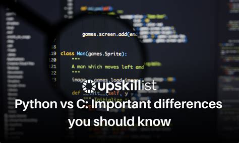 Python Vs C Important Differences You Should Know