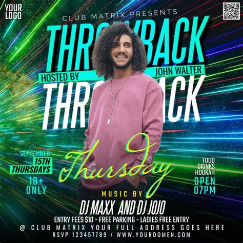 Throwback Thursday Template Postermywall