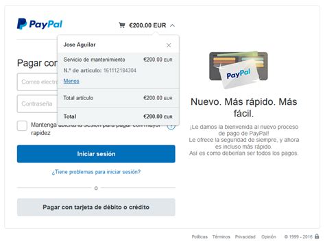 Como Implementar Una Pasarela De Pago Con Paypal Utilizando Php Jose Aguilar Blog