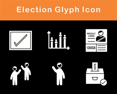 Election Vector Icon Set 20258394 Vector Art At Vecteezy