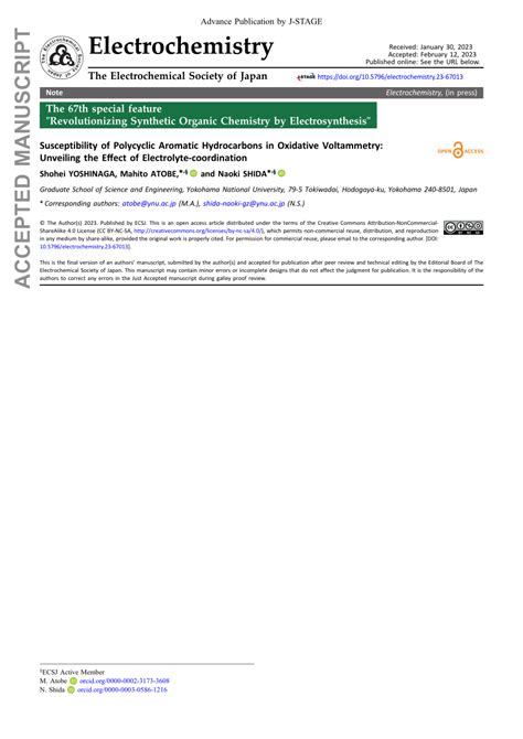 Pdf Susceptibility Of Polycyclic Aromatic Hydrocarbons In Oxidative Voltammetry Unveiling The