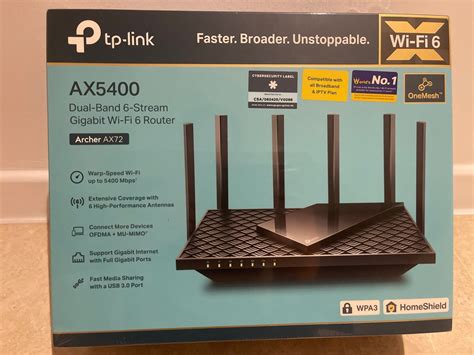 BNIB TP Link AX Wi Fi Computers Tech Parts Accessories Networking On Carousell