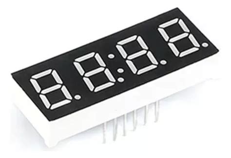 Display Led 7 Segmentos 4 Dígitos 0 56 Catodo Comum Mercadolivre