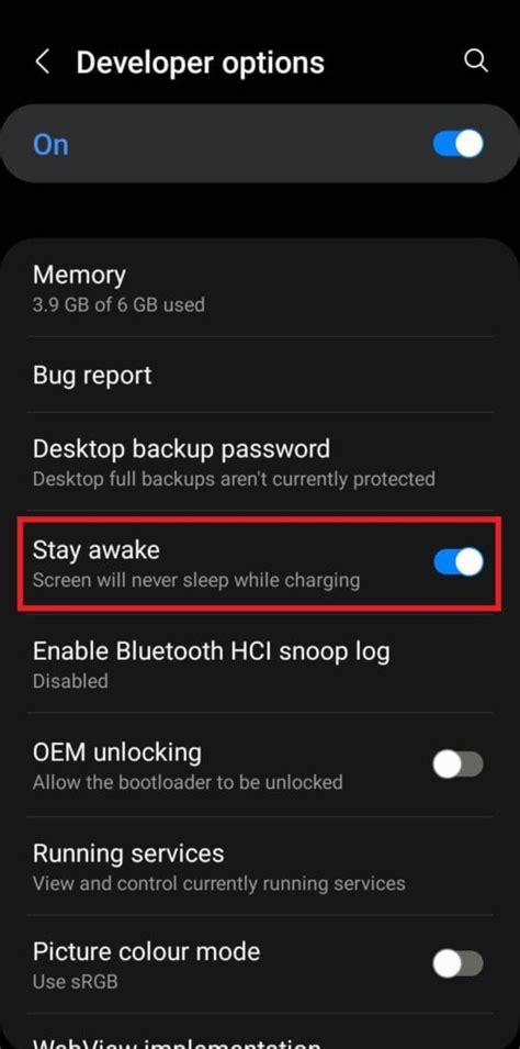 How To Turn Off Screen Timeout On Android Techcult