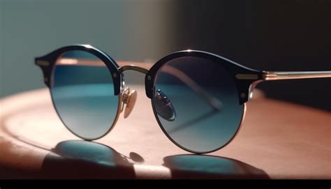 Premium Ai Image Fashionable Eyewear Reflects Elegance And Beauty In A Toned Image Generated