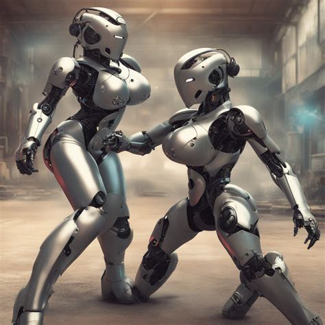 Sexy Robots Fight By Cssdude On Deviantart