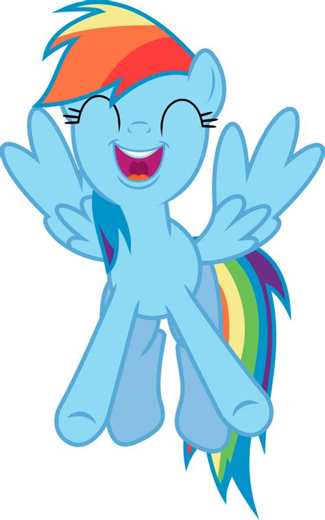 Happy Rainbow Dash By Skie Vinyl On Deviantart