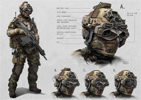 Modern Soldier Concept Art