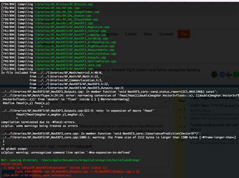 Trouble Building Code On Macos Error Narrowing Conversion Of Fmax