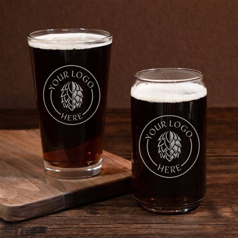 Custom Beer Glasses Etsy