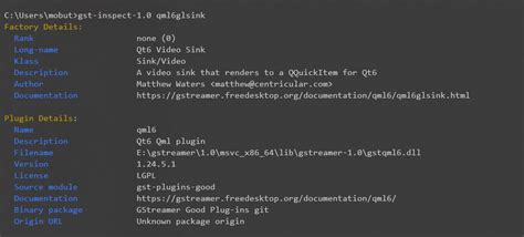 Running The Standard Example Qmlsink In Qt6 Application Development