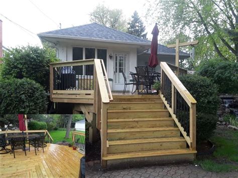 Pressure Treated Pine Deck With Herringbone Pattern Riverside Il