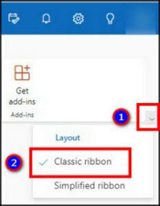 Change Ribbon Size In Outlook Reduce Size With One Click