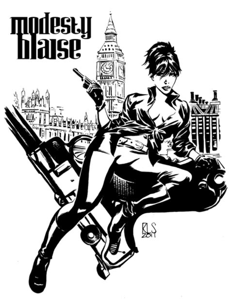 Modesty Blaise By Ronsalas On Deviantart