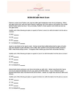 BCBA Mini Mock Exam By Virtual BCBA TPT Store TPT
