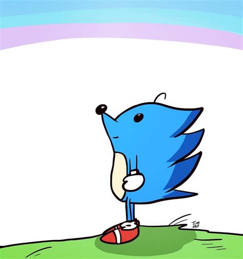 Derpy Sonic Doodle Sonicthehedgehog