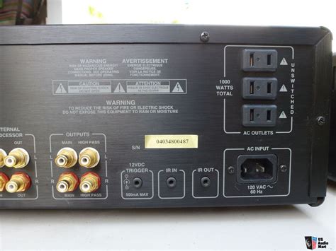 Sunfire Symphonic Reference Power Amplifier And Matching Preamplifier W