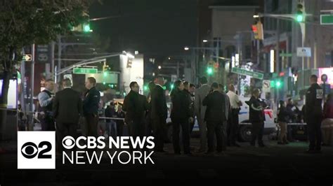 Nypd Officer Bystander Shot In Queens Suspect Killed Cbs New York