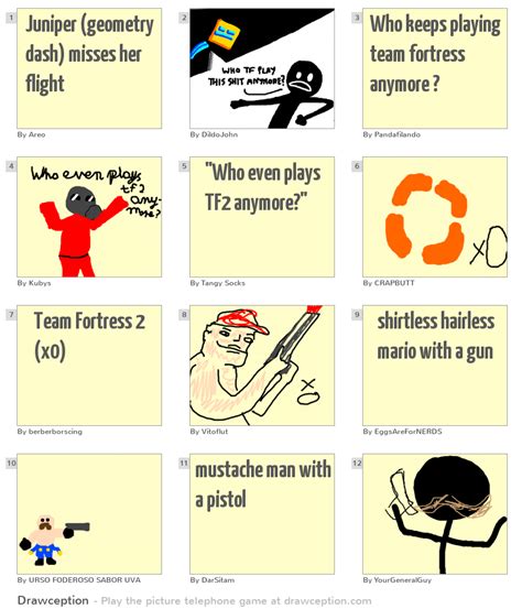 Juniper Geometry Dash Misses Her Flight Drawception