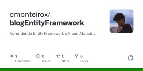 Github Omonteiroxblogentityframework Aprendendo Entity Framework E Fluentmapping
