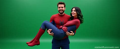 Spider Gwen And Spiderman Stable Diffusion Online