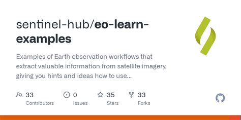 Github Sentinel Hubeo Learn Examples Examples Of Earth Observation Workflows That Extract