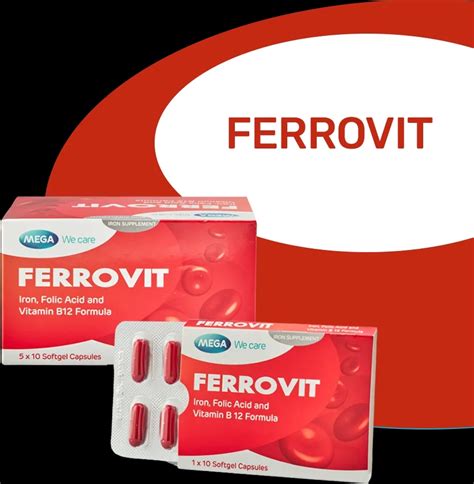 Ferrovit Essential Iron And B Vitamins For Womens Health Megawecare