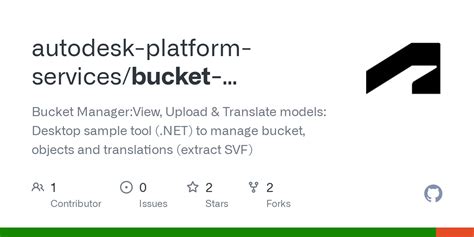 Github Autodesk Platform Servicesbucket Manager Wpf Bucket Manager