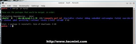 Installing Lamp Linux Apache Mysql Php And Phpmyadmin In Gentoo Linux