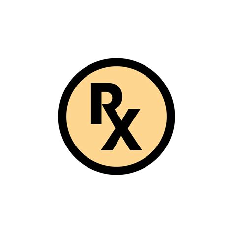 Rx Icono Eps 10 9502068 Vector En Vecteezy