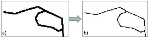 Preprocessing Of Images A Binarization And B Shrinkage Download Scientific Diagram