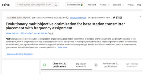Evolutionary Multiobjective Optimization For Base Station Transmitter