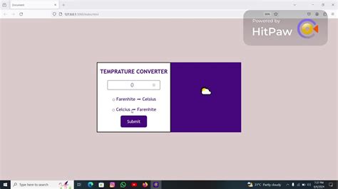 [video] aiman hanif on linkedin 🌟 project showcase temperature converter with css and javascript
