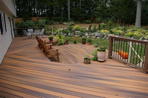 Wood Deck Patio Design Wood Back Yard Deck Ideas Deck Patio Ideas