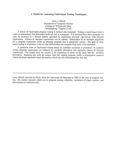 Pdf A Model For Code Based Testing Schemes