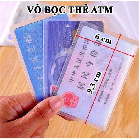 Túi đựng Thẻ Cccd Không Bị Xước Chip Shopee Việt Nam