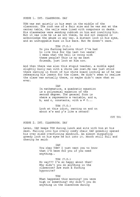 Vanessa Hartney BTEC Media Assignment IG Final Draft Script