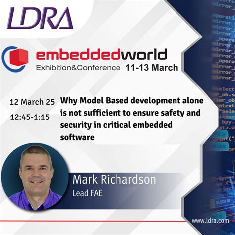 Ldra At Embedded World 2025 Safety And Security In Embedded Software