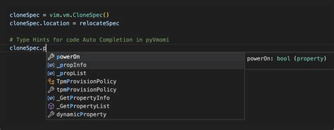 jens klasen on linkedin pyvmomi 8 0 1 0 supports code auto complete