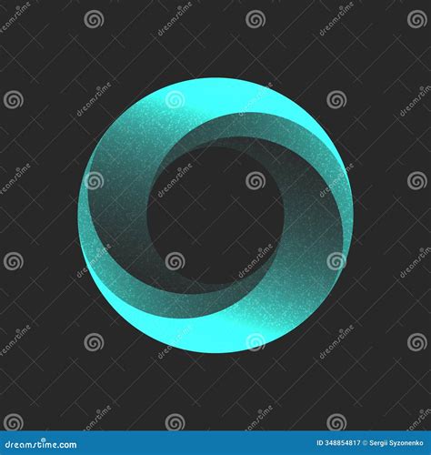 Logo Impossible Shape Optical Illusion Vector Optical Art Objects Geometric Figure Line