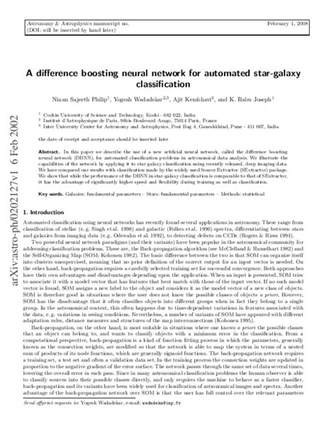 pdf dbnn for fast automated star galaxy classification
